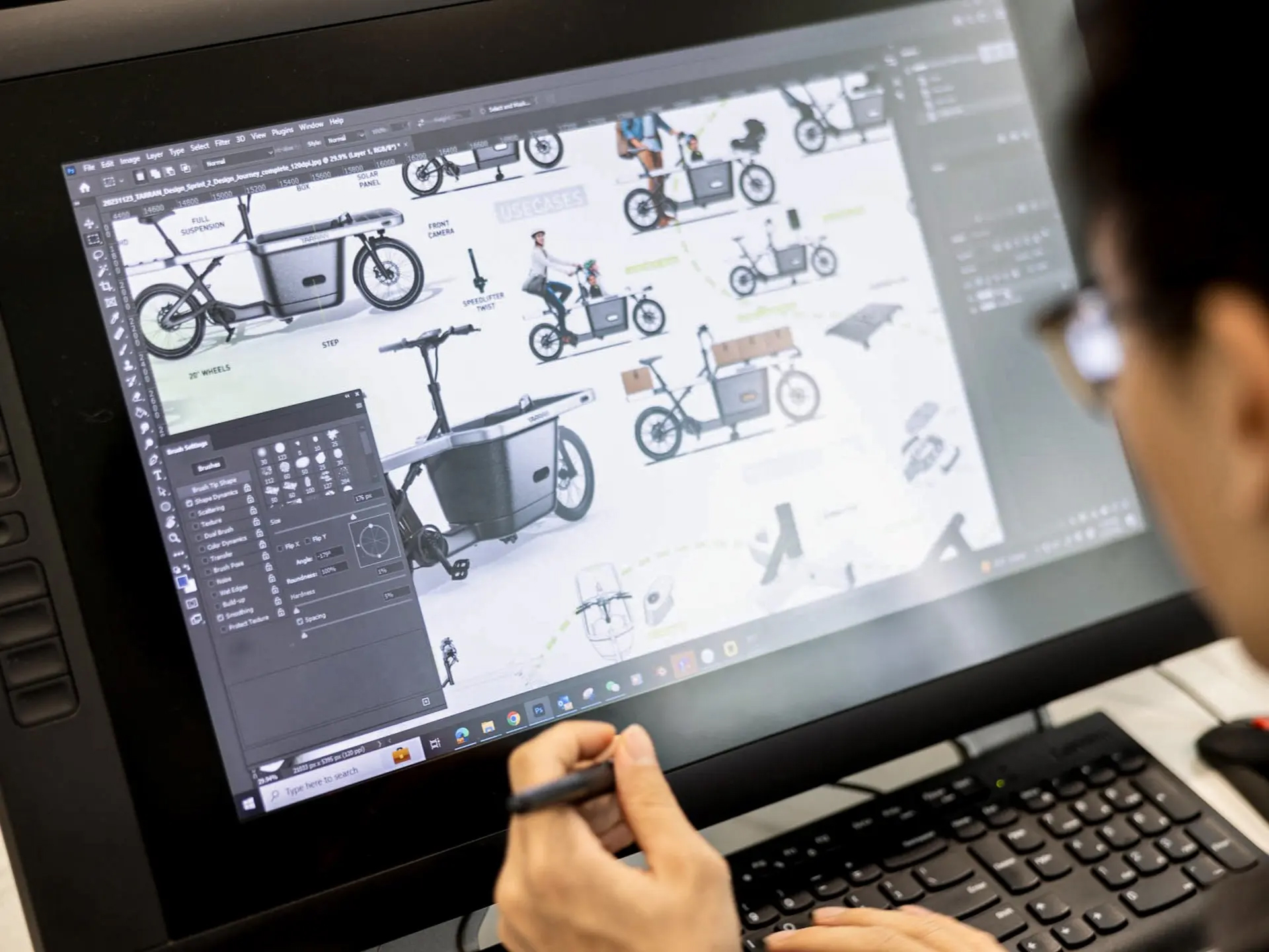 不怕低速晃來晃去！ Tarran 智慧電動載貨自行車自動伸出「輔助輪」！ | SUPERMOTO8