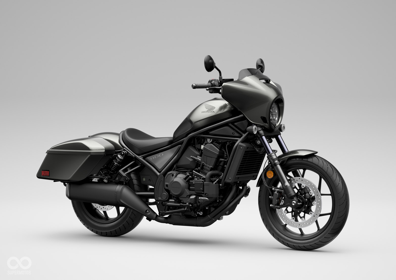 又是這塊TFT儀表！2025 Honda Rebel 1100升級登場，騎乘舒適度更棒、SE版本全新推出 | SUPERMOTO8