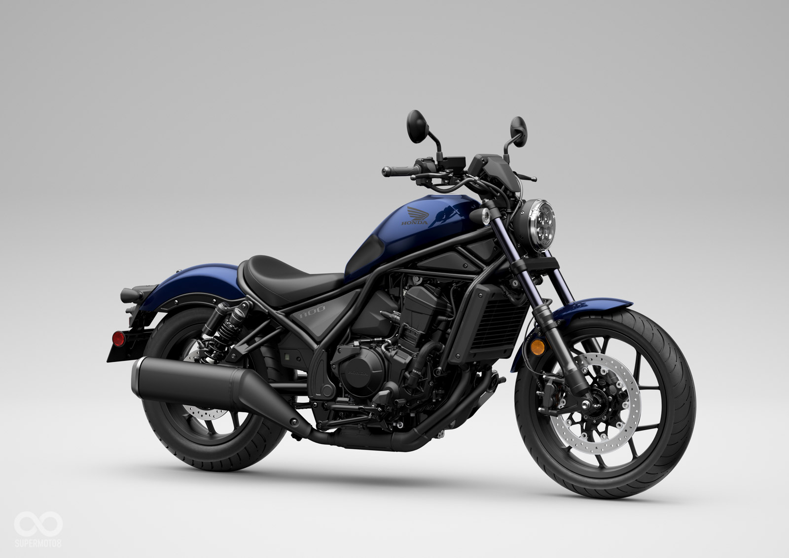 又是這塊TFT儀表！2025 Honda Rebel 1100升級登場，騎乘舒適度更棒、SE版本全新推出 | SUPERMOTO8