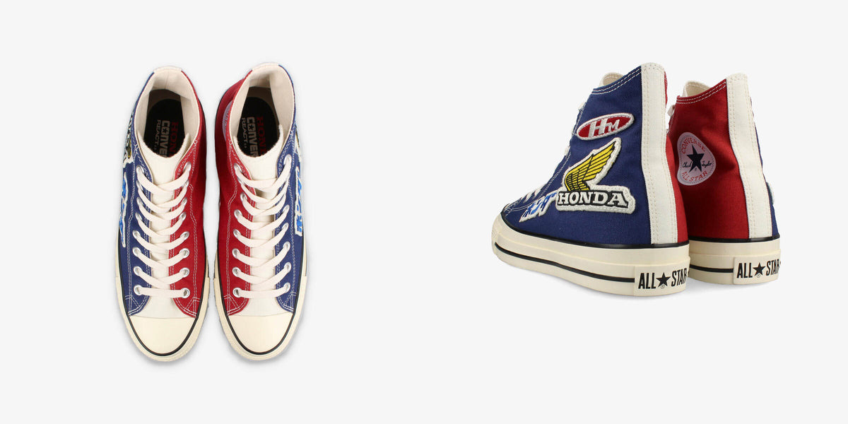75週年聯名紀念！Honda X Converse All-Star Series 雙鞋款「14,300日圓」海外發售中 | SUPERMOTO8