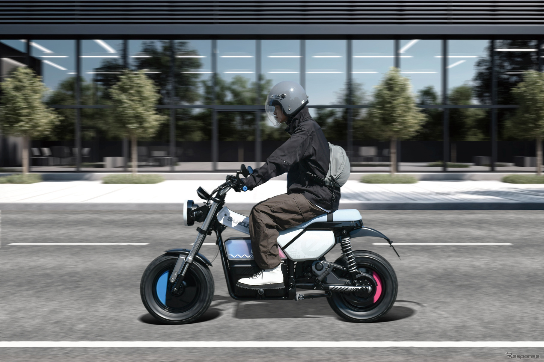 經典玩樂精神再現！SUZUKI e-VanVan概念車，電動胖胖車超萌登場！ | SUPERMOTO8