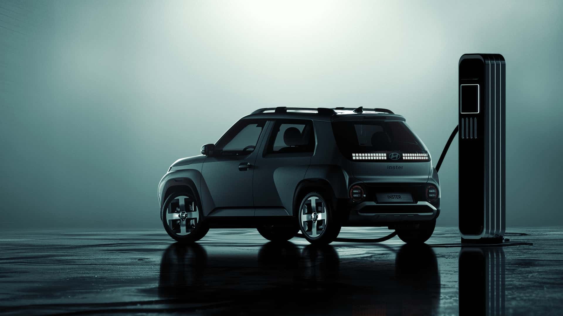 純電俏皮小可愛！ Hyundai Inster：續航350公里、113匹馬力，像素風燈具、V2L車載電源上身。 | SUPERMOTO8